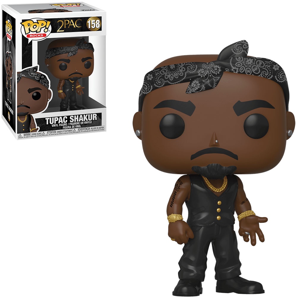 Funko Pop Rocks 2pac - Tupac Shakur 158 | Shopee Brasil