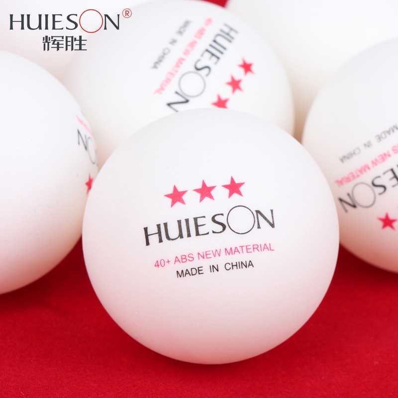 100pcs/lot 3 Estrelas Novo Material Bolas De Tênis De Mesa 40 + ABS Ping Pong De Plástico ...
