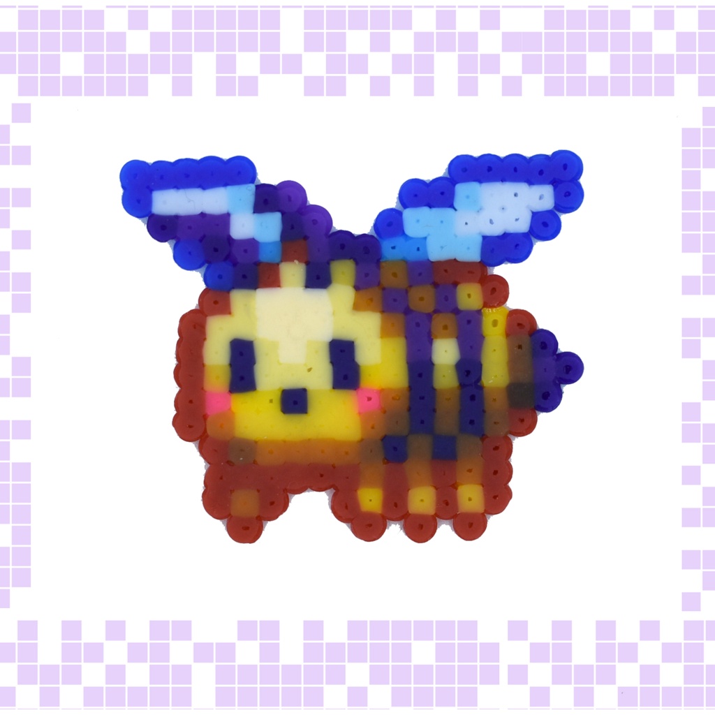 Terraria Queen Bee Abelha Rainha Pets Chaveiro, Brincos, Broche, Imã ou ...