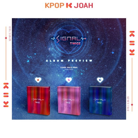 TWICE - Mini 4th Signal (3 version SET) | Shopee Brasil