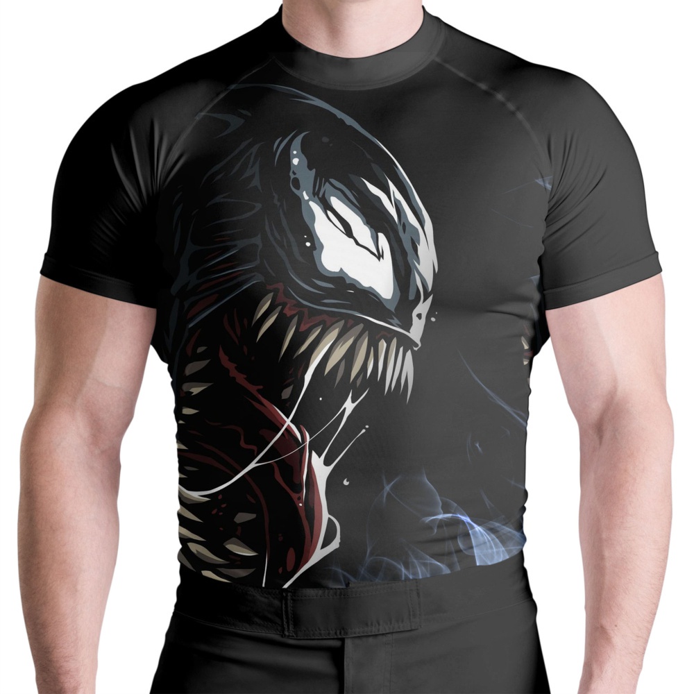 Rash Guard Venom Masculino Manga Curta | Shopee Brasil