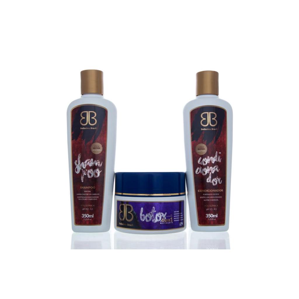 Kit Botox 6 em 1 e Manutenção Botox Belíssima Brasil | Shopee Brasil