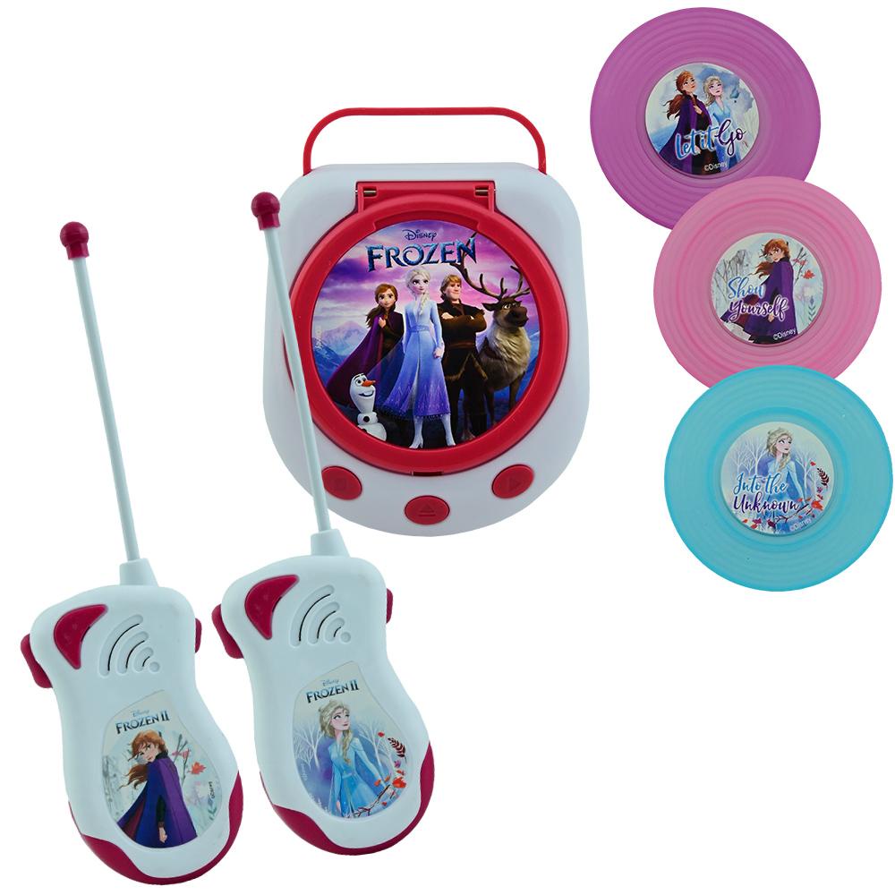 Kit Cd Player - Frozen + Walkie-Talkie Frozen | Shopee Brasil