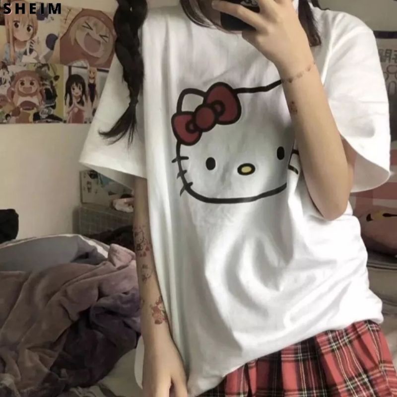 Camiseta Hello Kitty maromba musculosa/ kawaii/ Aesthetic - Escorrega o ...