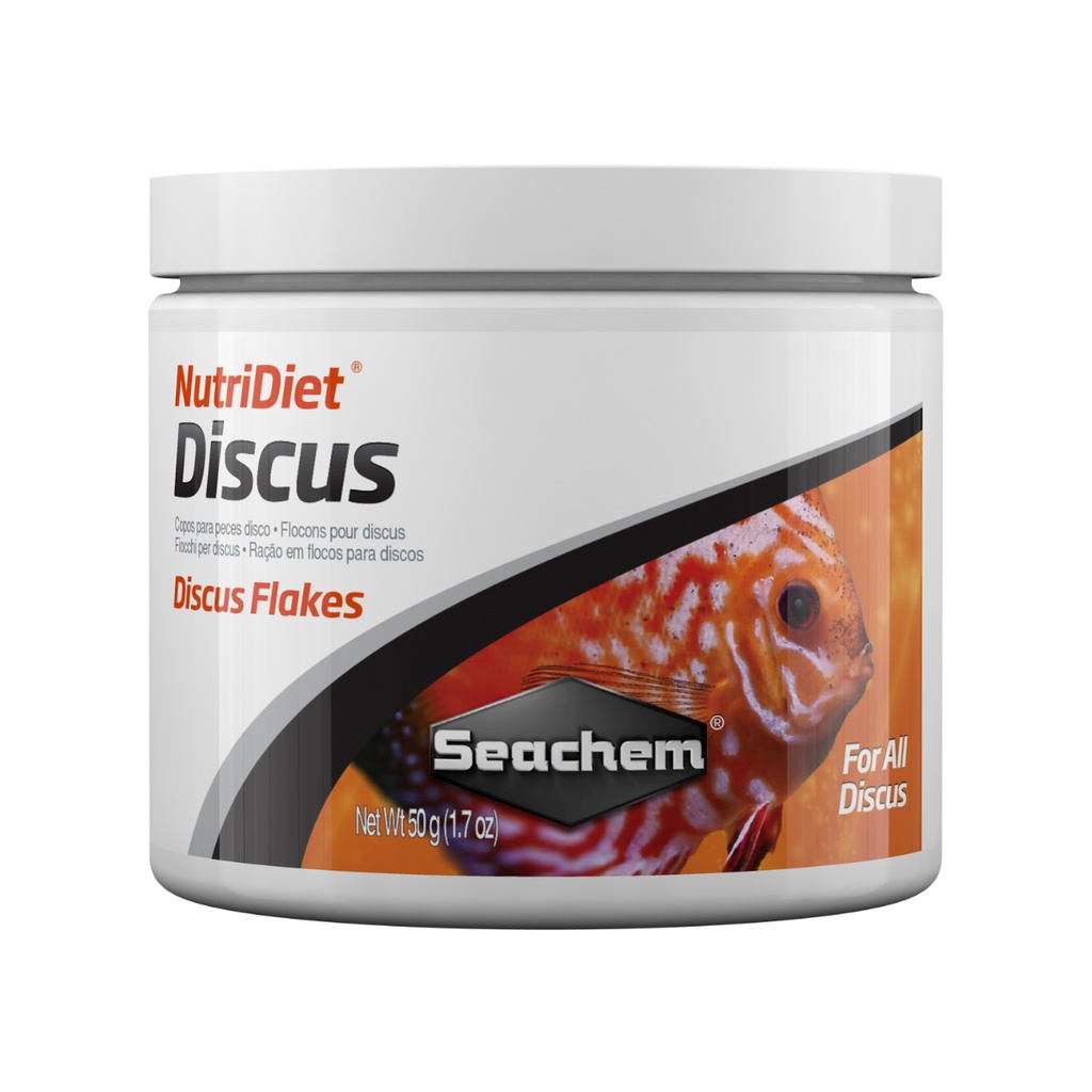 Ração Seachem Nutridiet Discus Flakes C/ Probio 50g | Shopee Brasil