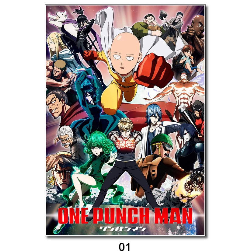 Poster Anime 01 One-Punch Man Anime | Shopee Brasil