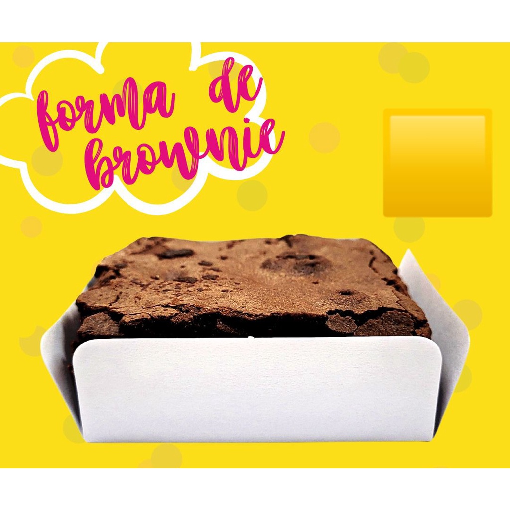 Forma Para Brownie E Palha Italiana - 25 Unidades - Nc Toys | Shopee Brasil
