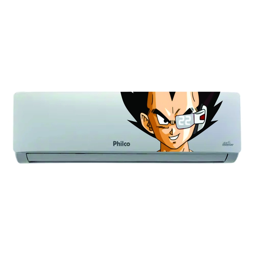 Adesivo Recorte Goku Ar Condicionado Dragon Ball Z Super | Shopee Brasil