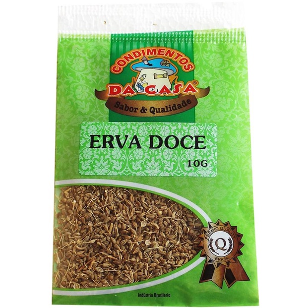 3 Pct Chá Erva Doce Sachê Da Casa 10g cada | Shopee Brasil