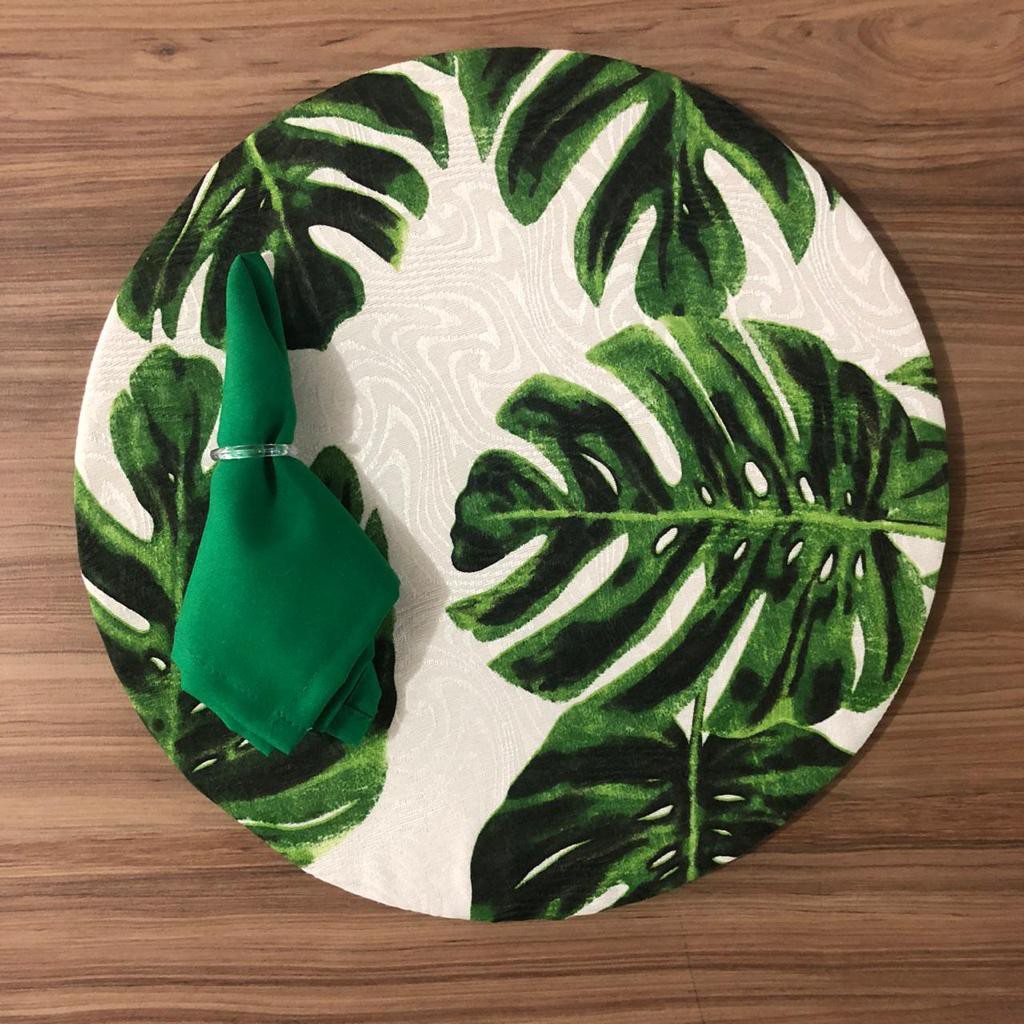 Capa De Sousplat Estampado 35cm Várias Cores Jacquard - Sousplat ...