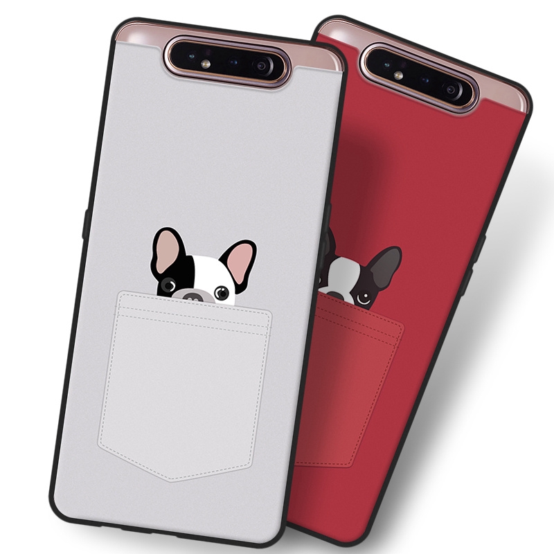 Samsung Galaxy A80 Capa Macia De Bolso Para Cachorro Com Padrão De Fofo ...