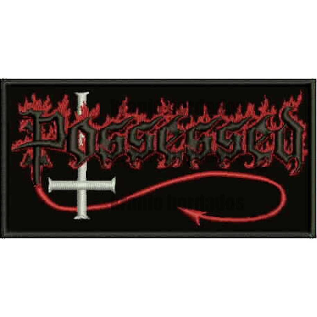 POSSESSED BLACK METAL ROCK PATCH BORDADO ENVIO IMEDIATO | Shopee Brasil