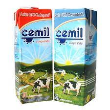 Leite Cemil 1l Uht Integral Ou Desnatado | Shopee Brasil