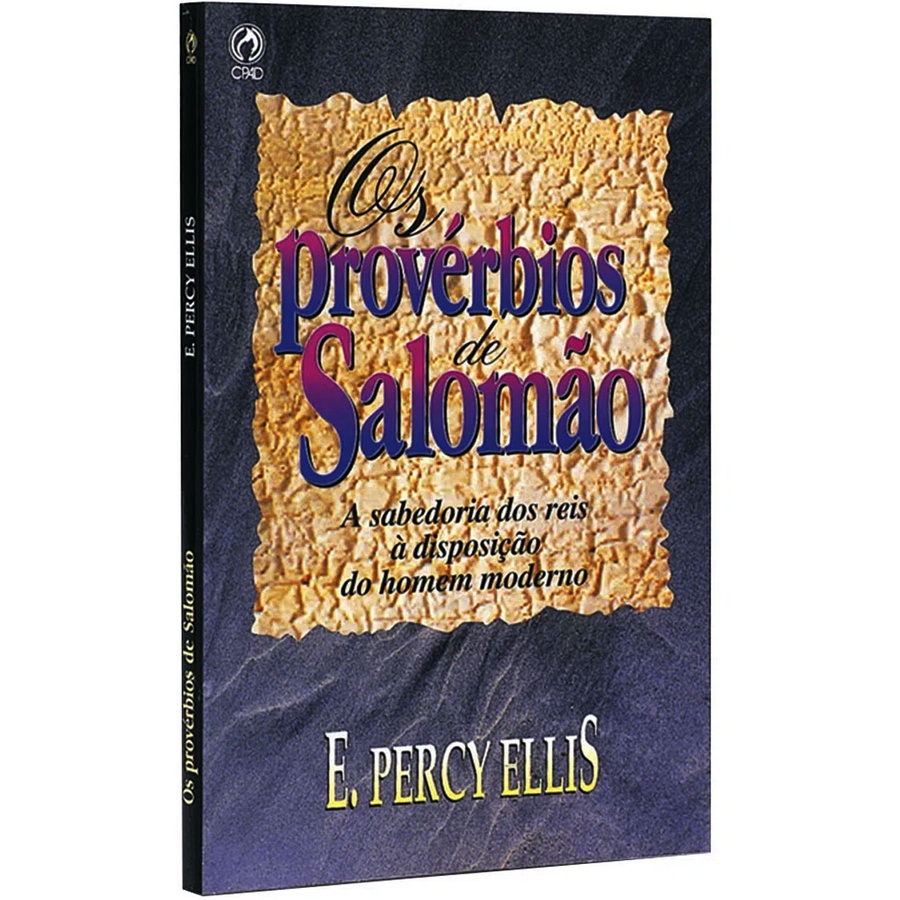 Livro Os Provérbios De Salomão - E. Percy Ellis Editora CPAD | Shopee ...