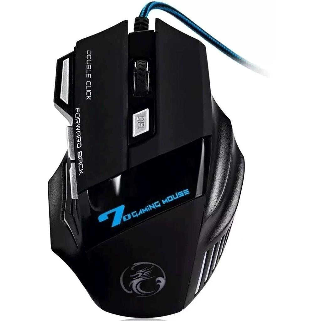Mouse Gamer X7 2400dpi Ergonomico Macro 7 Botoes Mauser Gamer | Shopee ...