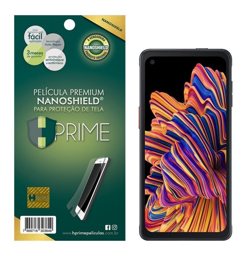 Película Premium Hprime Galaxy Xcover Pro - Nanoshield | Shopee Brasil