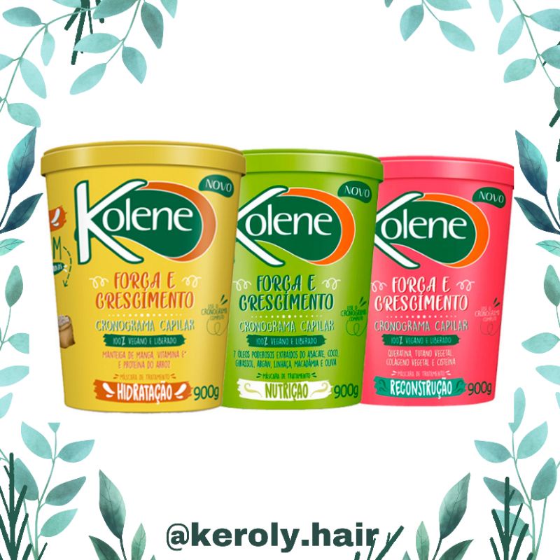 Kit kolene forca e crescimento 900g cada | Shopee Brasil