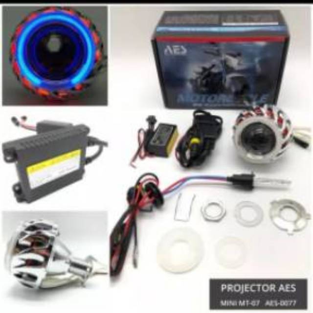 Projetor AES mini motor mt07 Duplo ae I projie Escondido | Shopee Brasil