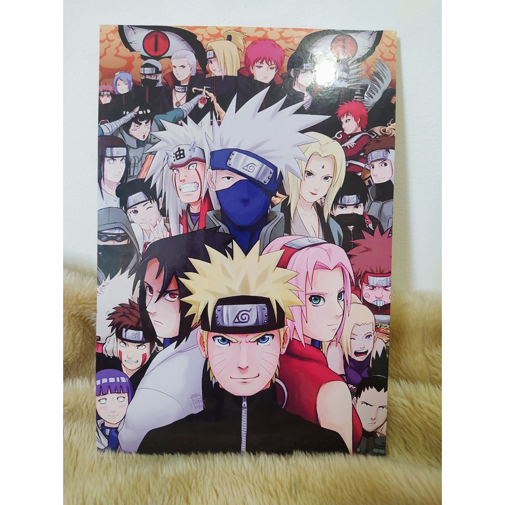 Placa decorativa Anime Naruto MDF 6mm 20x29cm (formato A4) | Shopee Brasil