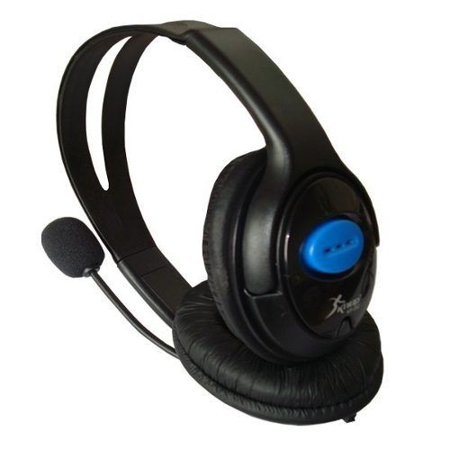Fone Headset com microfone Ps4 Playstation 4 Jogos Online Skype Plug 3 5mm
