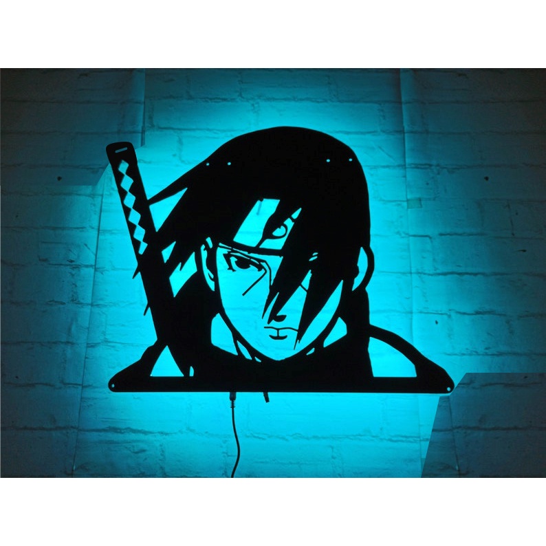 Luminária iTACHI Naruto Anime Led Decorativa 16 cores | Shopee Brasil