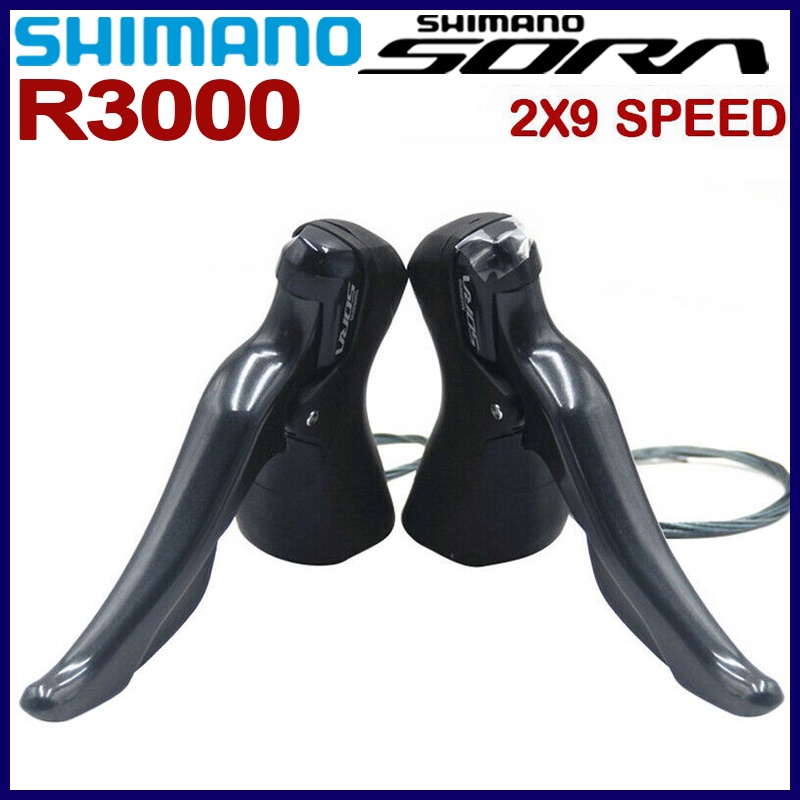 Shimano Sora ST R3000 R3030 Shifter 3x9 Velocidade/3x8 Velocidades ...