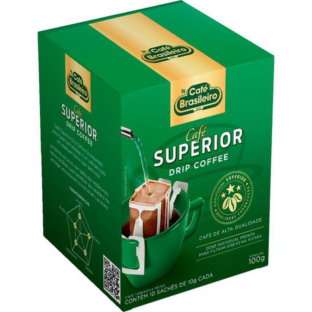 Drip Coffee Café Brasileiro - Caixa com 10 Sachês - Envio Imediato ...