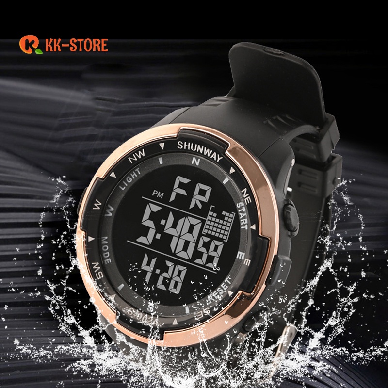 Relogios Masculinos Originais Prova D Agua De Silicone Digital Esportivo Cronômetro Militar Com ...