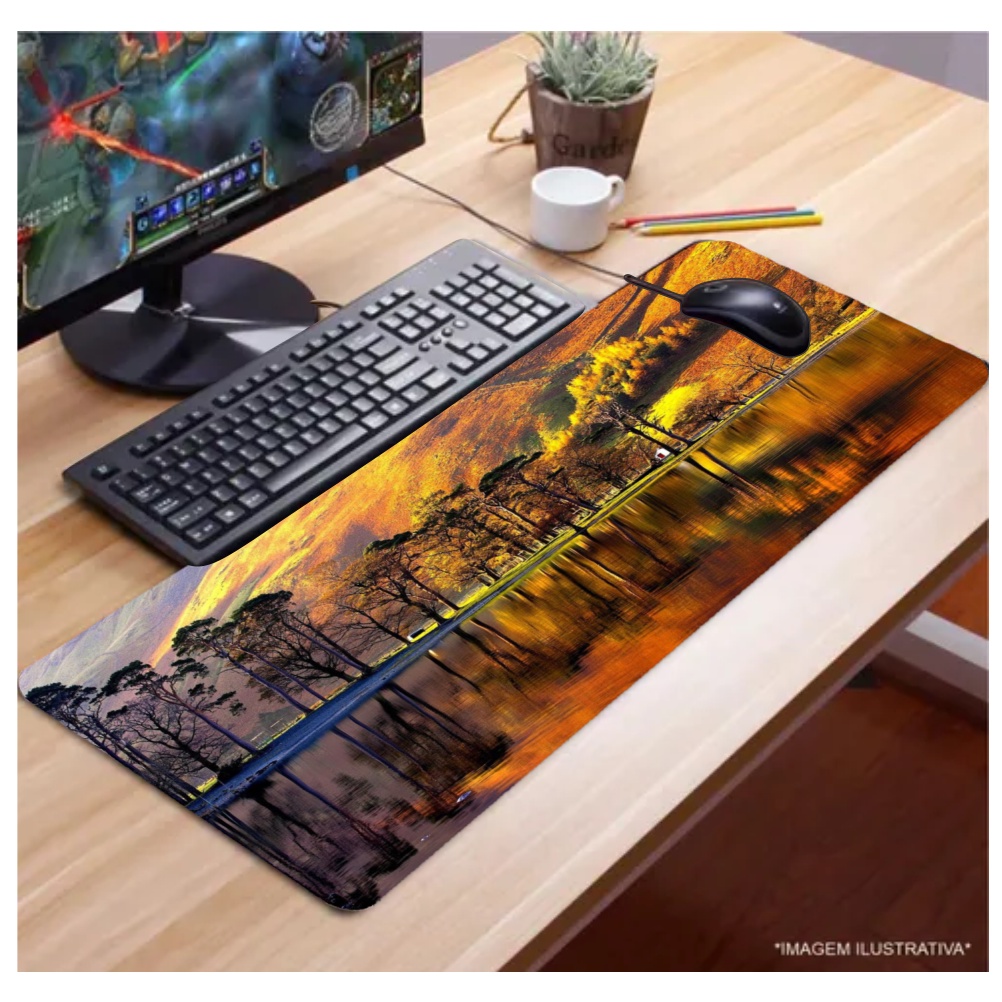 Mouse Pad Gamer paisagem brasileira Personalizado 65x32 | Shopee Brasil