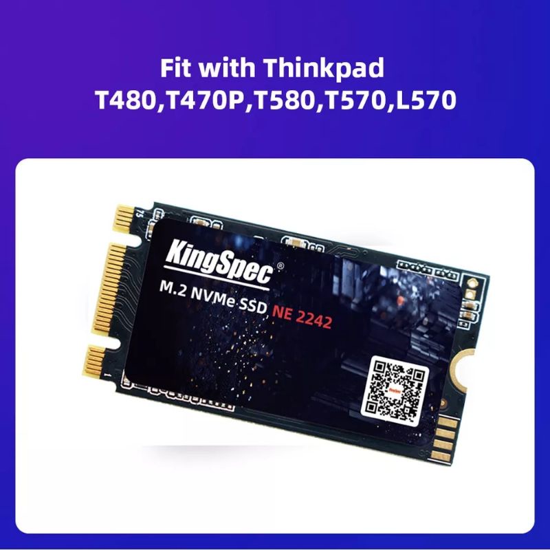 SSD M.2 2242 NVME Kingspec 500 GB. | Shopee Brasil