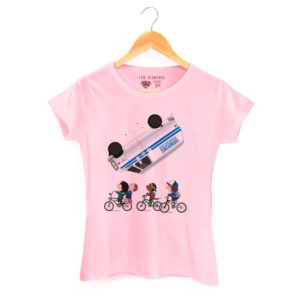 Camiseta Camisa Feminina Stranger Things = Camisa Baby Look Stranger ...