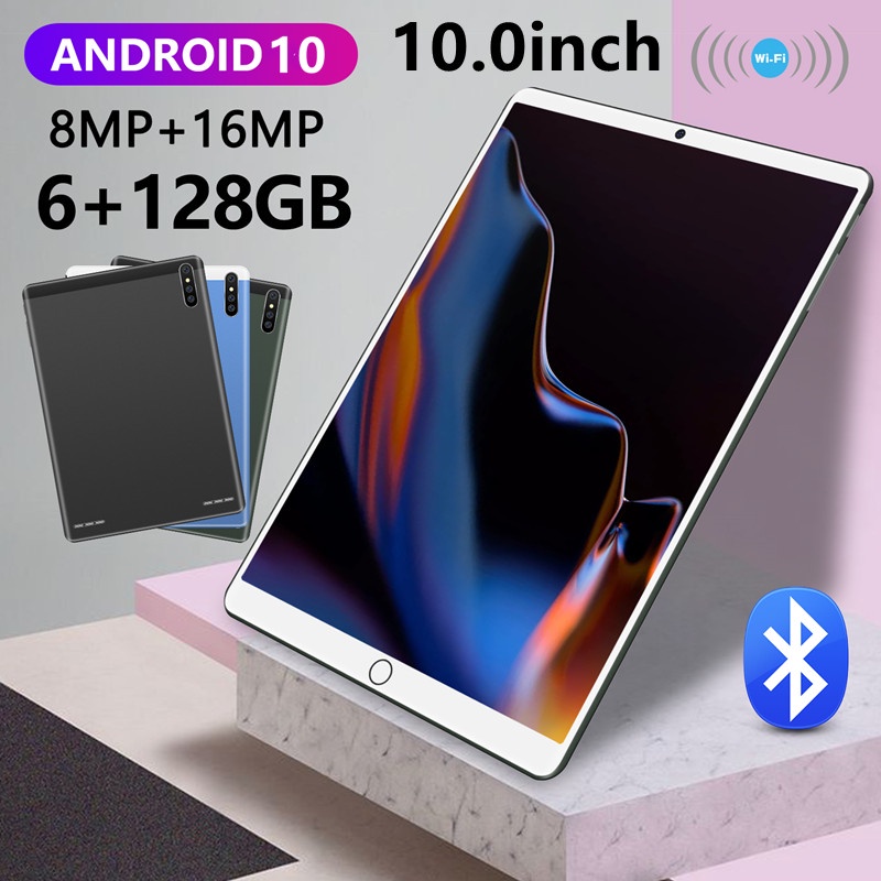 2022 Novo Tablet 10Polegadas 8GB + 256GB Smart Tablet Aprendendo Tablet ...