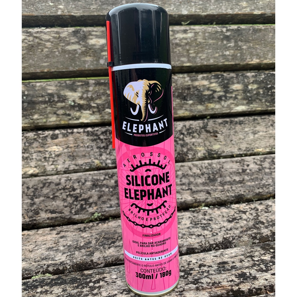 Silicone Spray Elephant 300ml Bicicleta Brilho Proteção Mtb | Shopee Brasil
