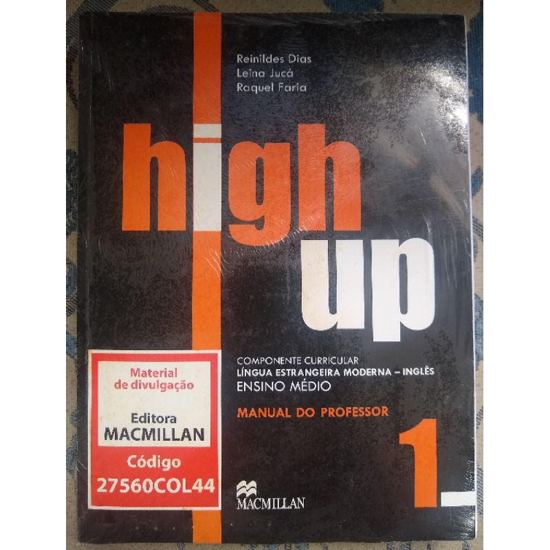 livros - volumes 1,2 e 3 de inglês ensino médio - high up. Lacrados ...