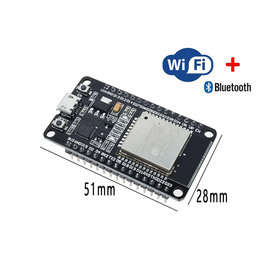 ESP32 ESP-32 CP2102 Wi-Fi e Bluetooth (ESP-Wroom-32) | Shopee Brasil
