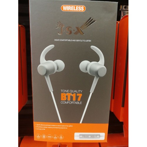Fone De Ouvido Bluetooth Sem Fio Jsx Bt17 Bateria Dura 4h | Shopee Brasil