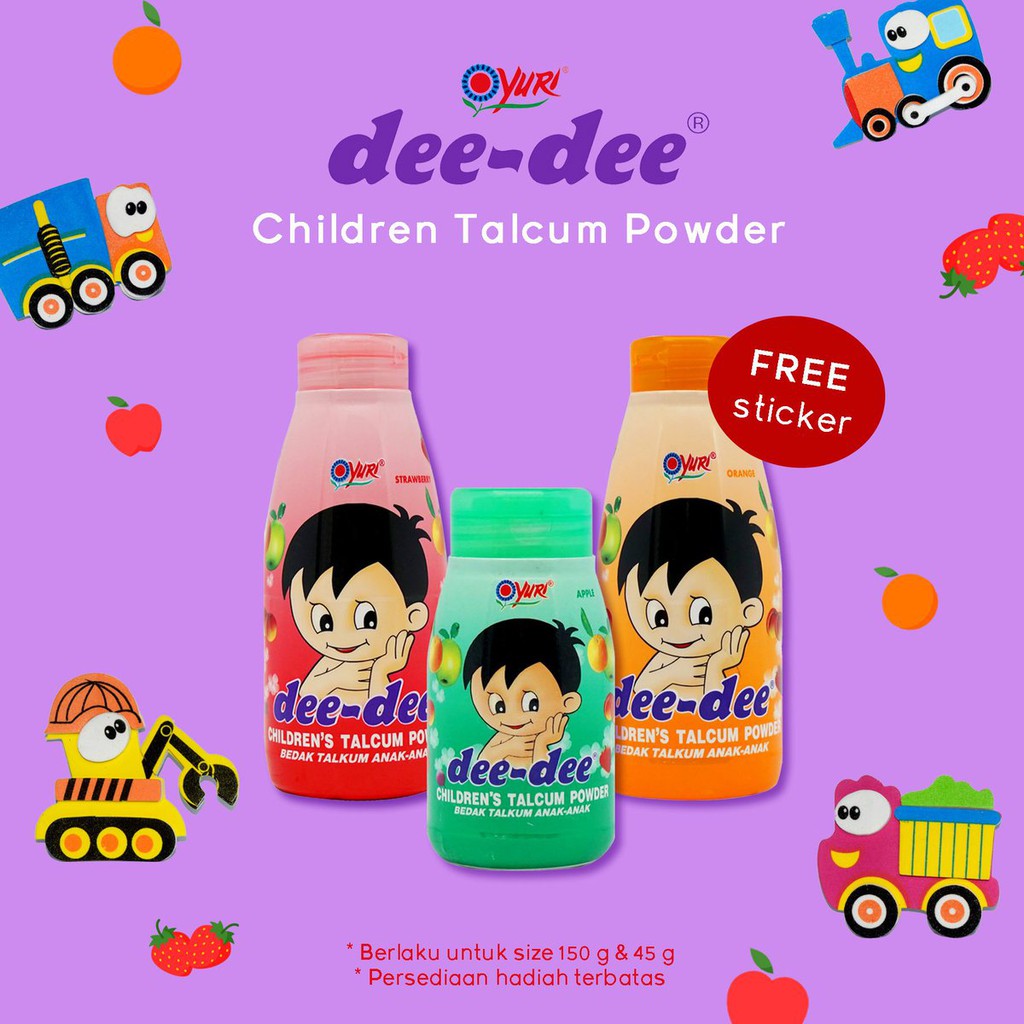 Dee Dee Dee Powder 150g Talcum Powder | Shopee Brasil