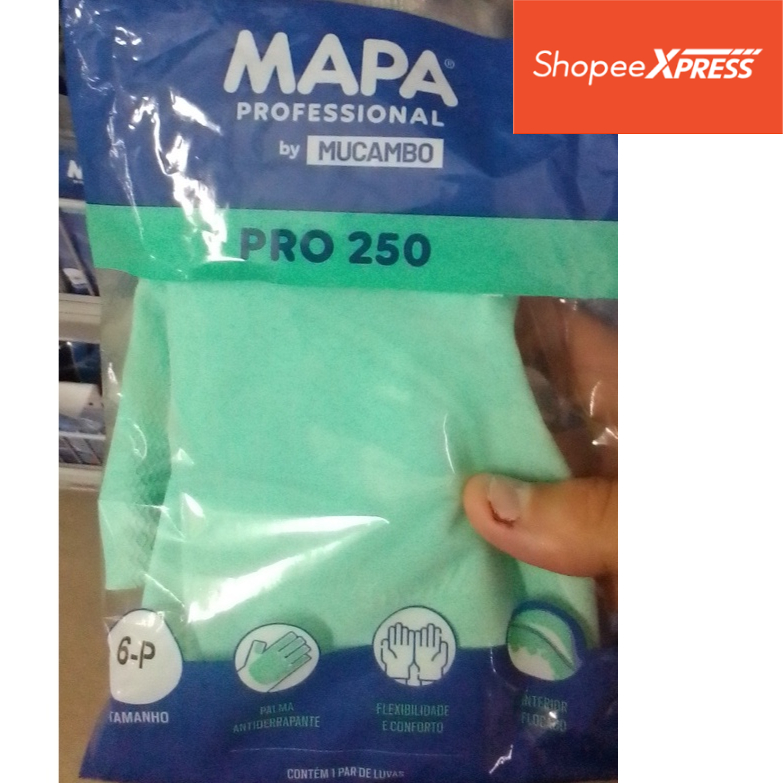 Luva Latéx da Marca Mapa Profissional Mucambo Pro 250/ 137 Original ...