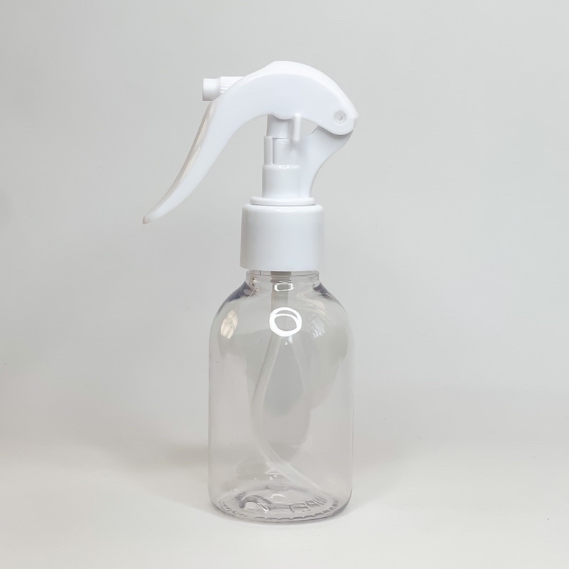 02 und Frasco pet 100ml com válvula spray gatilho branco | Shopee Brasil