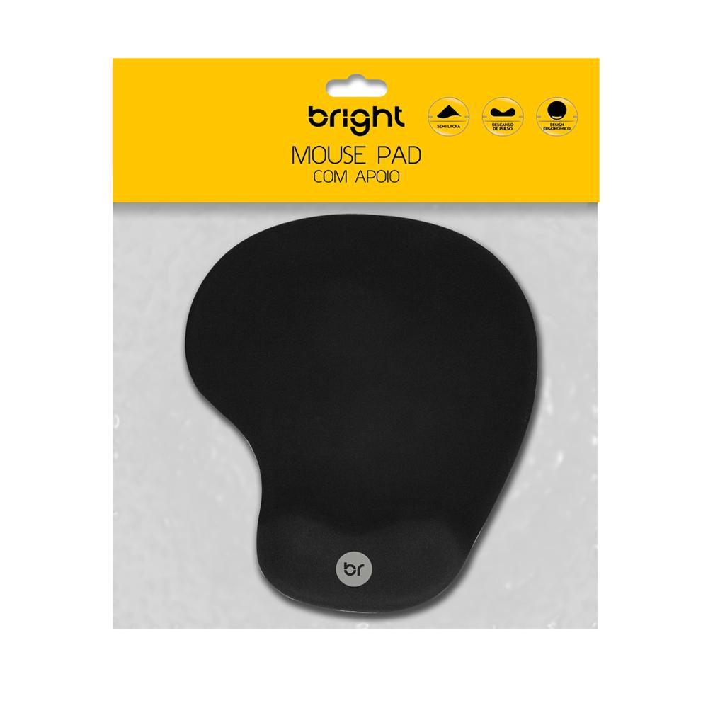 Mousepad Ergonômico com Apoio De Pulso Espuma Bright | Shopee Brasil