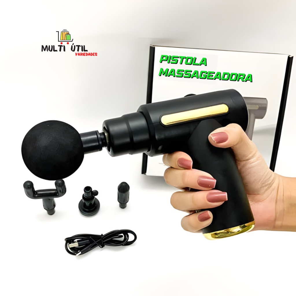 Pistola massageadora muscular profissional | Shopee Brasil