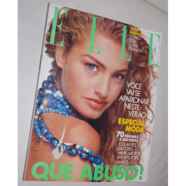 Revista Elle Setembro 1990 Especial Moda | Shopee Brasil