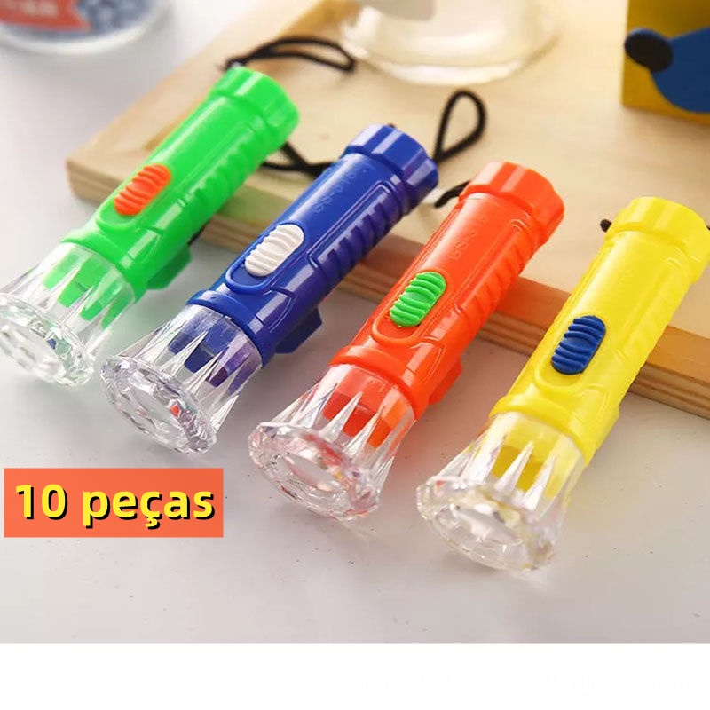 10 X Mini Lanterna Led Tática Portátil Para Uso Ao Ar Livre Trilha ...