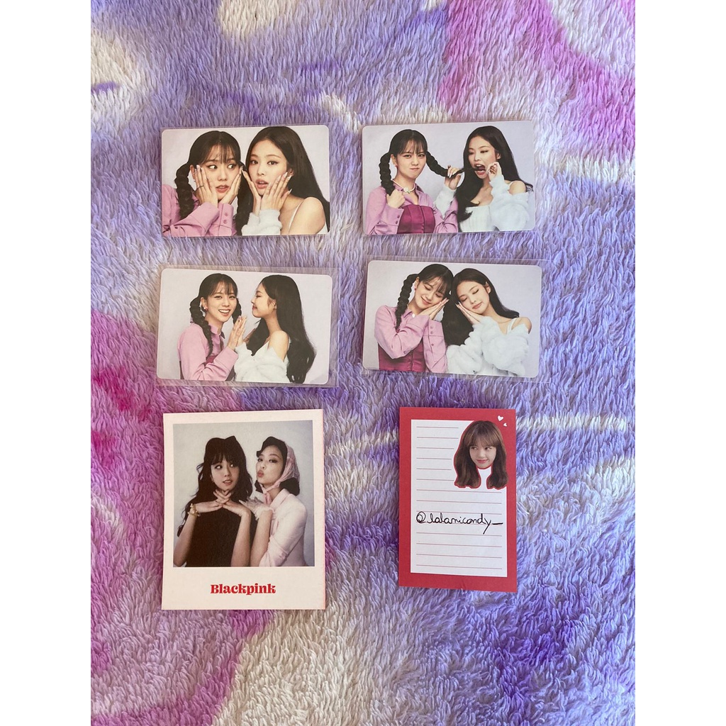 Blackpink Official Photocard e Postcard Jennie e Jisoo Welcoming Collection 2022 Oficial ...