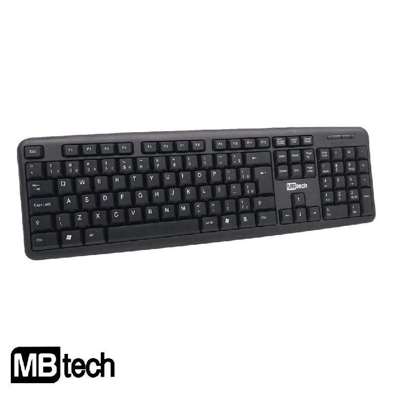 Teclado padrão com fio k1 usb simples (Comp; Windows 7, 8, e 10 ...