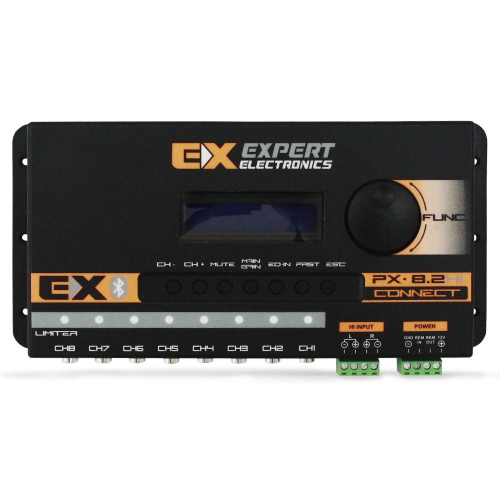 Processador Audio Automotivo Expert PX-8.2HI Connect 8 Canais Digital ...