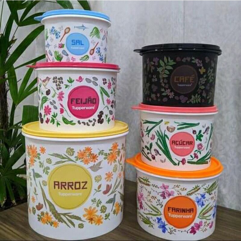Linha Floral Tupperware Original Preço por Unidade. | Shopee Brasil