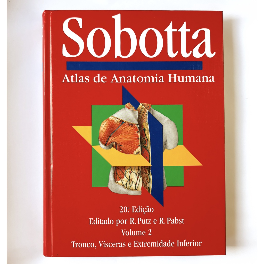 Livro Atlas De Anatomia Sobotta 20ª Edição - Vol 1 E 2 Completo ...