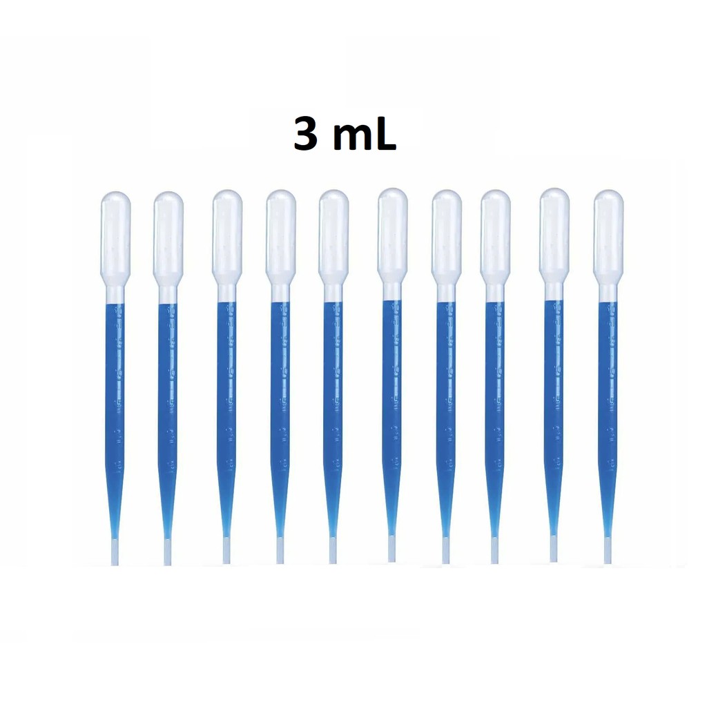 10 uni Pipeta Pasteur graduada 3mL | Shopee Brasil
