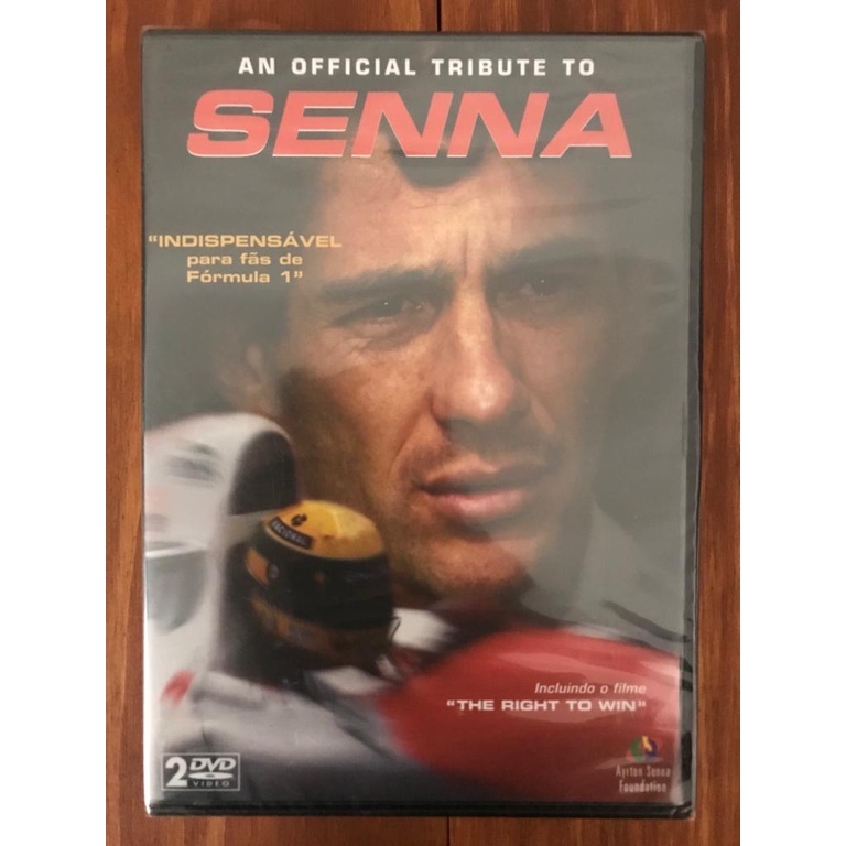 DVD Duplo An Official Tribute To Ayrton Senna 1960 / 1994 - Lacrado | Shopee Brasil